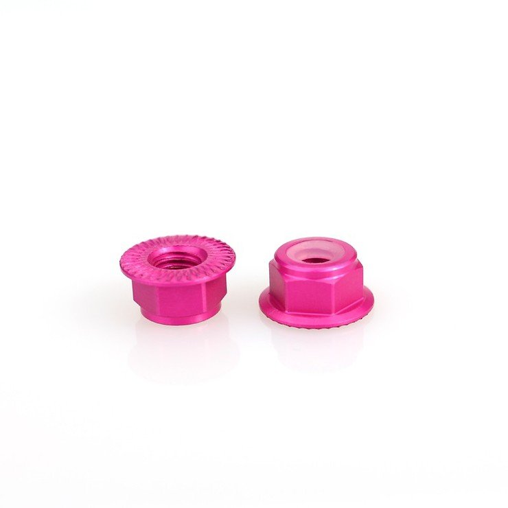 Emax Mutter M5 selbstsichernd pink flach kaufen | FPV24.com