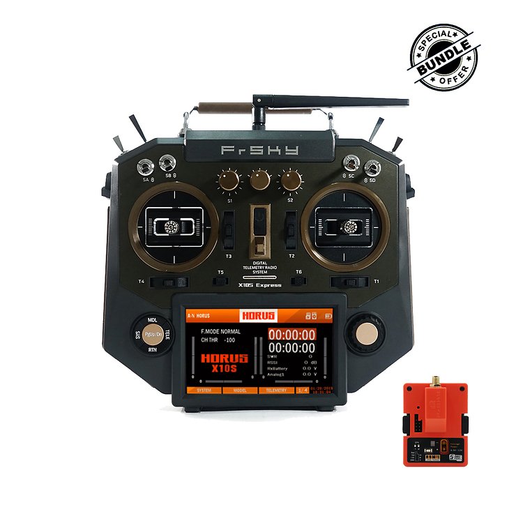FrSky Horus X10S Express Fernsteuerung Amber mit R9M Long Range Modul ...