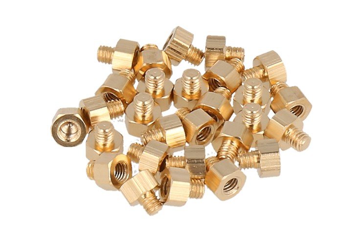 TBS Powercube Aluminum Gold Standoffs kaufen | FPV24.com